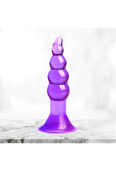 Drlove Boğumlu Anal Plug Tıkaç Dildo Favori Model Mor Drlove Boğumlu Anal Plug Tıkaç Dildo Favori Model Mor