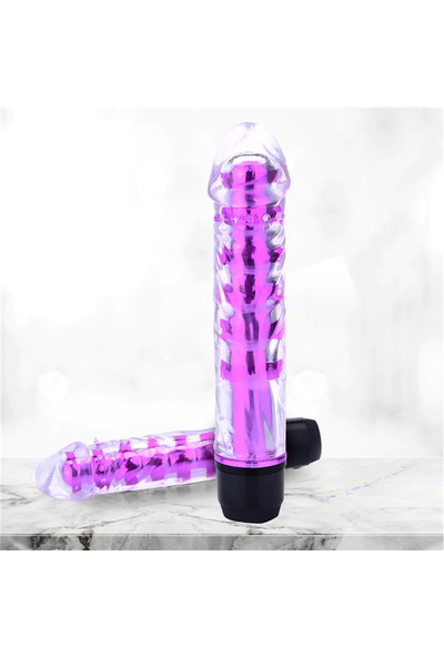 Drlove Titreşimli Kolay Kullanım Anal ve Vajinal Vibratör Dildo Mor Drlove Titreşimli Kolay Kullanım Anal ve Vajinal Vibratör Dildo Mor