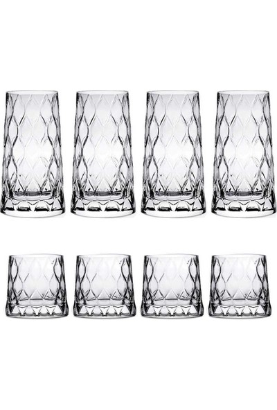 Paşabahçe Leafy 8 Parça Su Meşrubat Bardak Seti Paşabahçe Leafy 8 Parça Su Meşrubat Bardak Seti