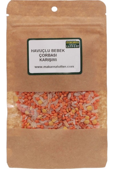 Makarna Lütfen Havuçlu Bebek Çorbası Karışımı (75 G) Makarna Lütfen Havuçlu Bebek Çorbası Karışımı (75 G)