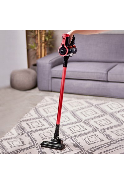 Karaca Vantuz Slim X10 Kablosuz Dikey Süpürge Kırmızı