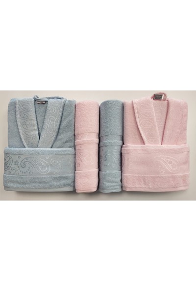 Fiesta 6'lı Jakarlı Bornoz Seti