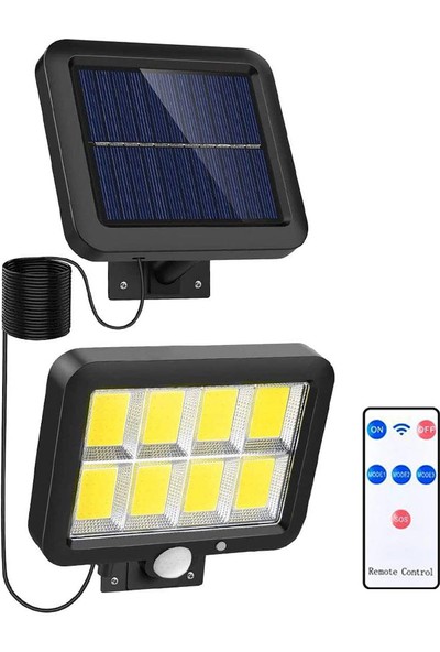 Greentech Güneş Enerjili 160 Cob LED Aydınlatma