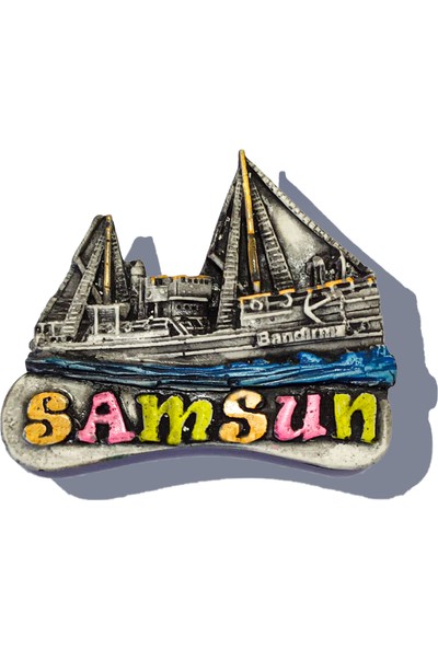 Tumbled Workshop Samsun Bandırma Vapuru Magnet Buzdolabı Süsü Hediyelik Dekoratif Eşya Tumbled Workshop Samsun Bandırma Vapuru Magnet Buzdolabı Süsü Hediyelik Dekoratif Eşya