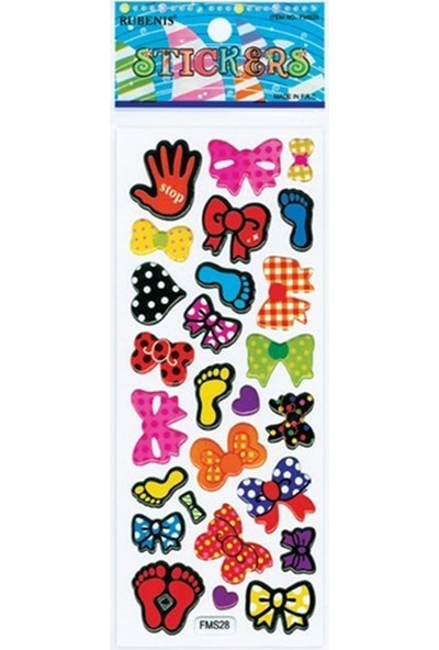 Rubenis Sticker El ve Ayak Figürlü 10'lu Paket Rubenis Sticker El ve Ayak Figürlü 10'lu Paket