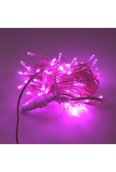 Dmrled Dış Mekan Yılbaşı Ağaç Bahçe 10M Sabit Eklenebilir LED Işık Pembe Dmrled Dış Mekan Yılbaşı Ağaç Bahçe 10M Sabit Eklenebilir LED Işık Pembe