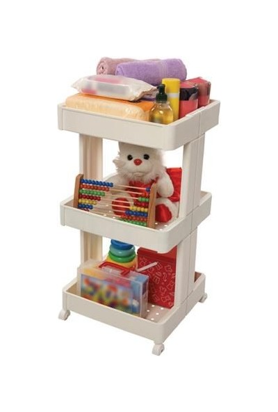 Dermotek Motek Organızer 3lü Raf - Çok Amaçlı Dekoratif Modern Raf