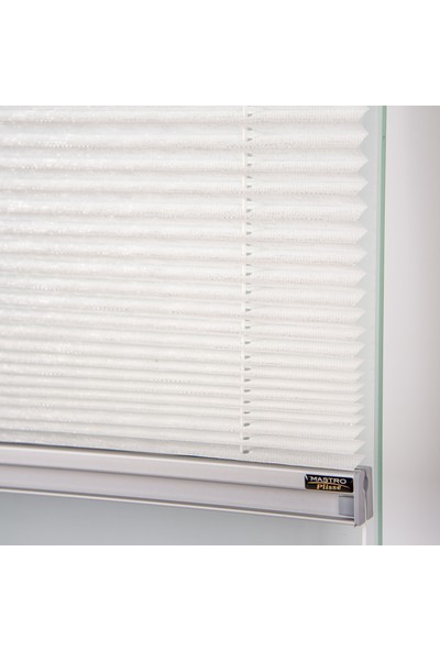 Mastro Plisse Roll Serisi Beyaz Cam Balkon Plisse Perde Mastro Plisse Roll Serisi Beyaz Cam Balkon Plisse Perde