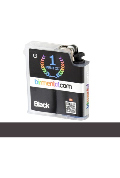 BirMentol Mix Aromalı Lighter (40'lı) Black