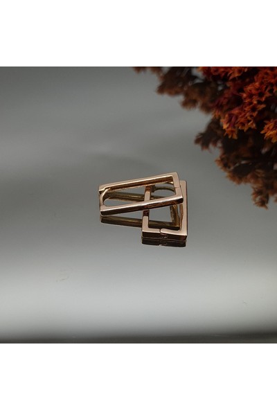 Grand-e Store Jewelry Taşsız Dikdörtgen Küpe Grand-e Store Jewelry Taşsız Dikdörtgen Küpe