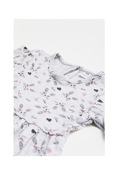 Soobe Uzun Kollu Elbise