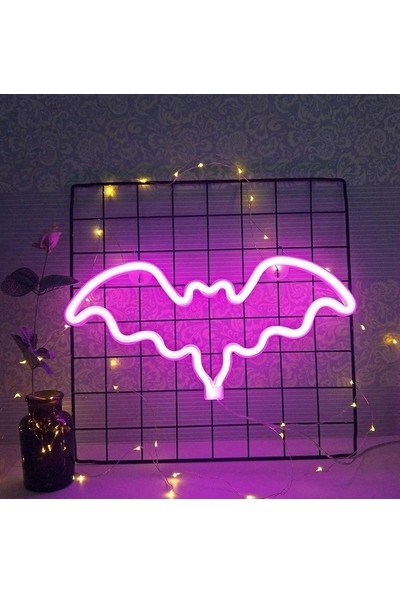 Honey Concept Batman Neon LED Dekoratif Masa ve Gece Lambası Honey Concept Batman Neon LED Dekoratif Masa ve Gece Lambası