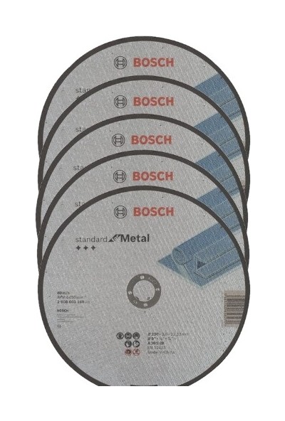 Bosch Standard Seri 115 Lik Metal Için Düz Kesme Diski Taşı Bosch Standard Seri 115 Lik Metal Için Düz Kesme Diski Taşı
