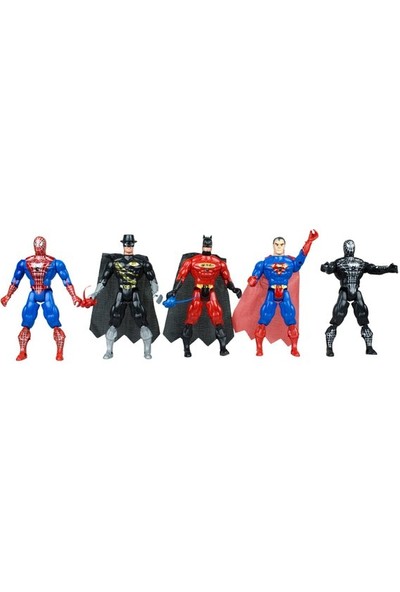 Prestij Süper Kahramanlar 5 Li Oyuncak Spider-Man Zarro Batman Superman Karakter Oyuncaklar Prestij Süper Kahramanlar 5 Li Oyuncak Spider-Man Zarro Batman Superman Karakter Oyuncaklar