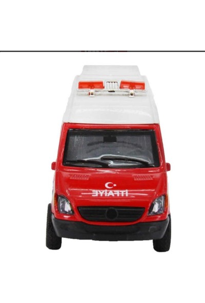 Birlik Oyuncak Birlik Metal Çek Bırak Sesli Işıklı 1/36 Oyuncak Itfaiye