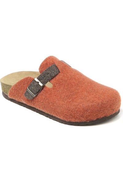 John May Sarı Kadın BA-S902.042 John May Keçe Terlik Turuncu 21-Kahve 952