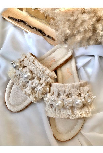 Hermes Makrome Kadın Terlik Hermes Makrome Kadın Terlik