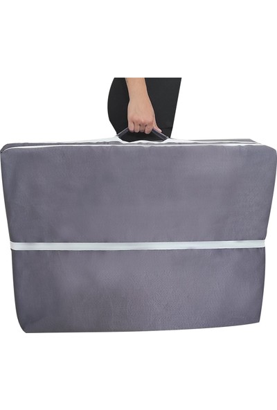 Olgun Home Katlanır Yatak Yer Yatağı Sünger Yatak Tek Kişilik 80X180 Gri 7 cm