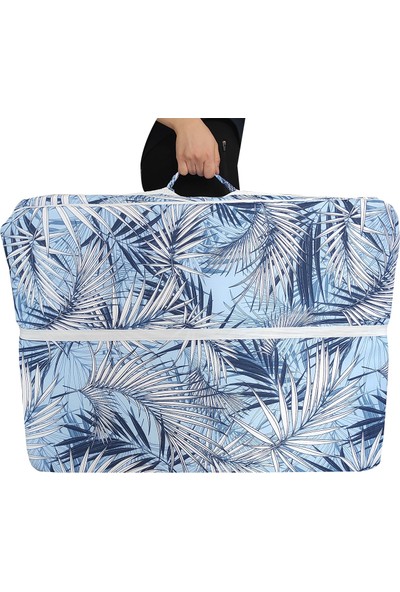 Olgun Home Katlanır Yer Yatağı Sünger Yatak Mavi Yaprak 80 x 180 Cm-7 cm Tek Kişilik Olgun Home Katlanır Yer Yatağı Sünger Yatak Mavi Yaprak 80 x 180 Cm-7 cm Tek Kişilik