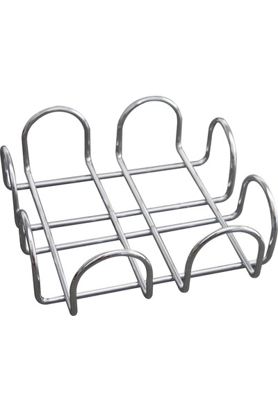 Zuzu Made Lüks Çelik Krom Peçetelik - Kare Paslanmaz Çelik Peçetelik