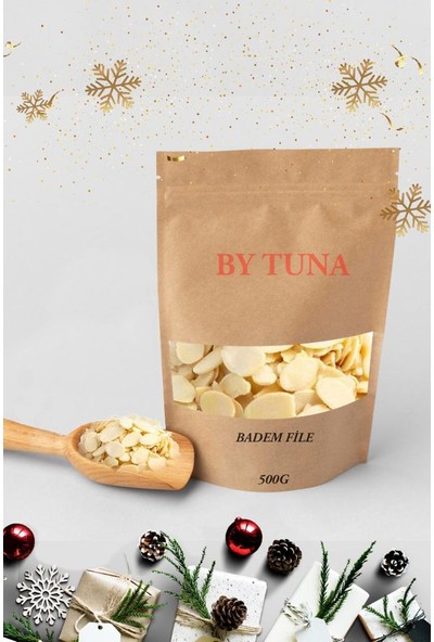 By Tuna Kuruyemiş By Tuna Badem File 500 gr By Tuna Kuruyemiş By Tuna Badem File 500 gr
