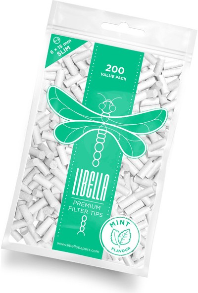 Libella Mentol Sigara Filtresi 200 Adet 6mm Libella Mentol Sigara Filtresi 200 Adet 6mm