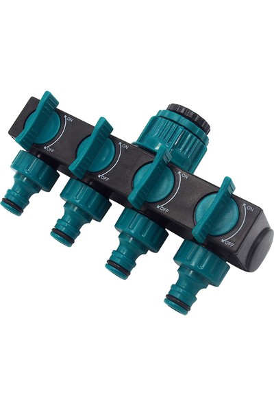 Top 4 Yollu Hortum Splitter, Bahçe Için Hortum Splitter Top 4 Yollu Hortum Splitter, Bahçe Için Hortum Splitter
