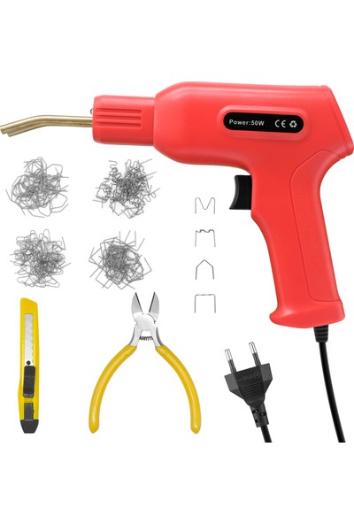 Top Plastik Kaynak Makinesi - Kırmızı (Yurt Dışından)