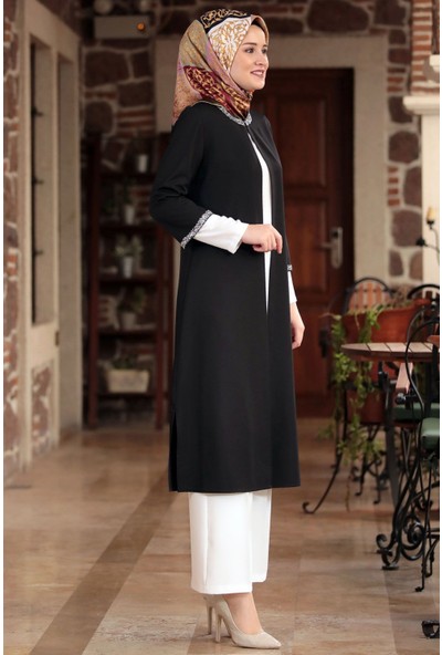 Amine Hüma Safir Üçlü Takım Siyah Amine Hüma Amine Hüma Safir Üçlü Takım Siyah Amine Hüma