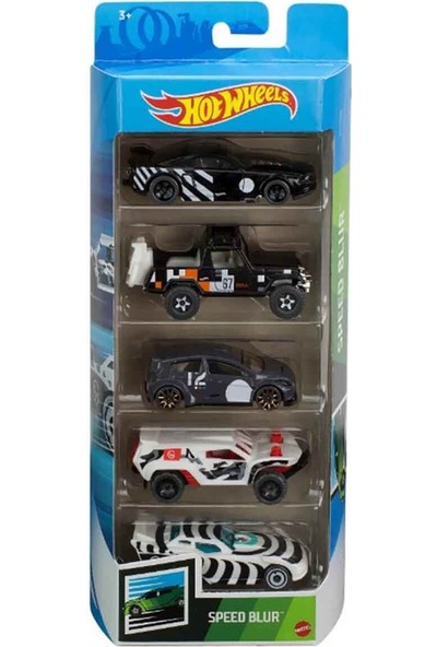 Hot Wheels 5'li Araba Seti - Speed Blur Hot Wheels 5'li Araba Seti - Speed Blur