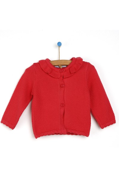 For My Baby Çizgili Kadife Triko Hırka