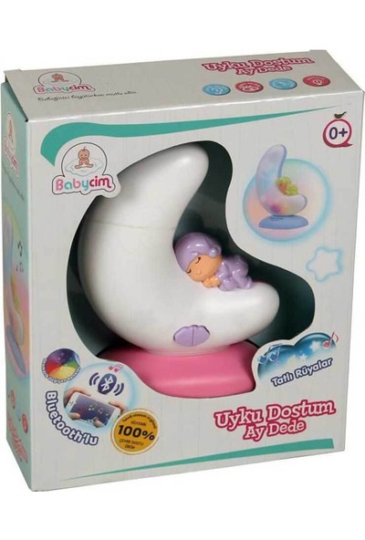 Babycim Uyku Dostum Ay Dede - Mor Bebek Babycim Uyku Dostum Ay Dede - Mor Bebek