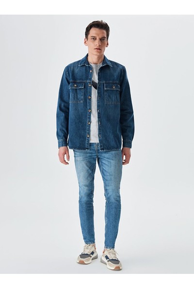 Ltb Jovano Danıla Wash Erkek Jeans Gömlek