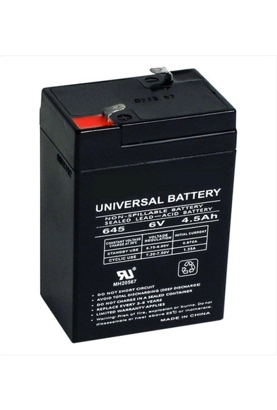 İnfostar 6VOLT 4.5 Amper Kuru Tip Akü