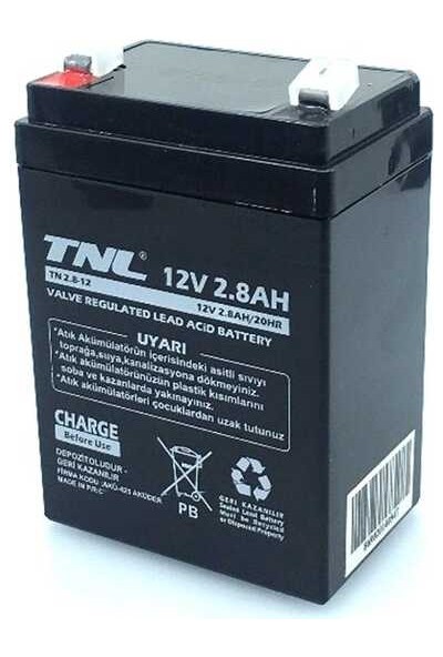 İnfostar Tnl Marka 12V 2.8AH Kuru Tip Akü