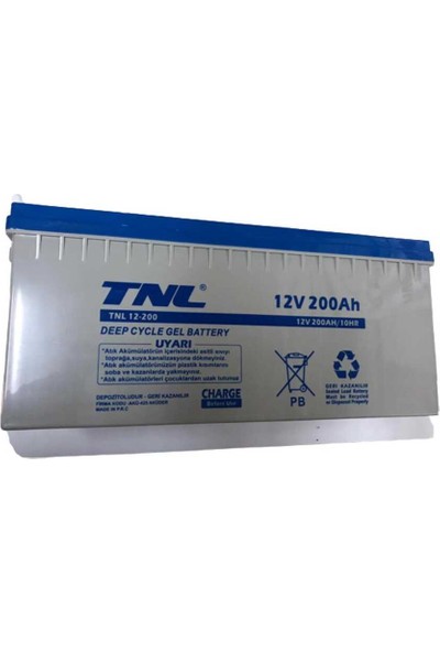 İnfostar 12V 200 Ah Jel Akü