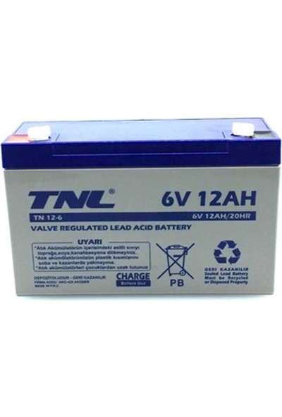 Tnl 6V 12AH Kuru Tip Akü Tnl 6V 12AH Kuru Tip Akü