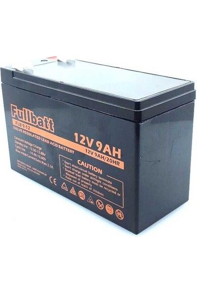 İnfostar 2 Adet 12V 9 Amper Akü +1 Adet Şarj Cihazı 1 Amper