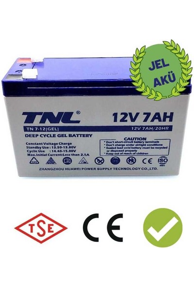 İnfostar Tnl 12V 7AH Jel Akü deep Cycle İnfostar Tnl 12V 7AH Jel Akü deep Cycle