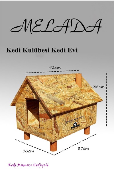 Melada Mobilya Kedi Kulübesi Kedi Evi Melada Mobilya Kedi Kulübesi Kedi Evi
