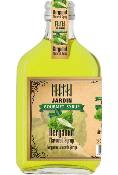 Jardin Bergamot Aromalı Şurup 200 ml Jardin Bergamot Aromalı Şurup 200 ml