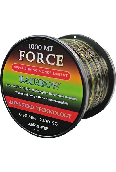 Effe Misina Force Rainbow 1000 mt Effe Misina Force Rainbow 1000 mt