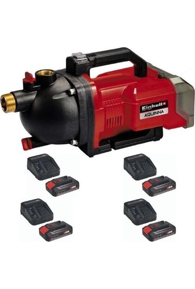 Einhell Aquinna Akülü Su Pompası 4 x 2.5 Ah Akü ve Şarj Ünitesi