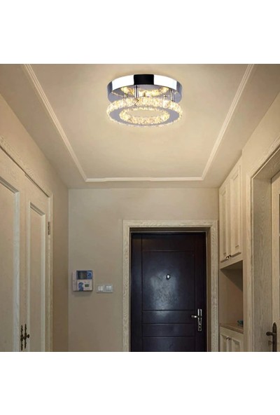 Fico Home Modern Plafonyer Kristal Taşlı LED Avize Fico Home Modern Plafonyer Kristal Taşlı LED Avize