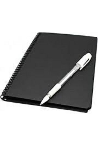 Habu Shop Siyah Sayfalı Defter Habu Shop Siyah Sayfalı Defter