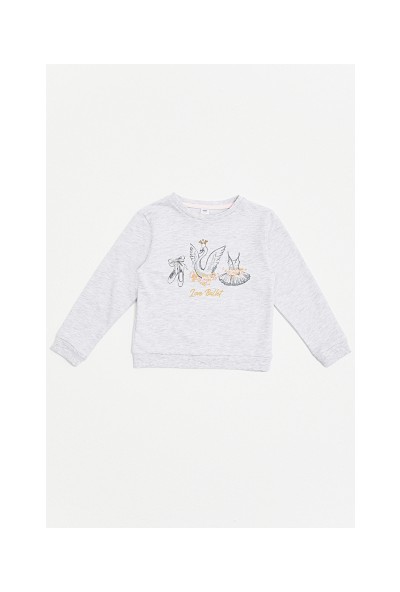 Soobe Kız Çocuk Baskılı Sweatshirt