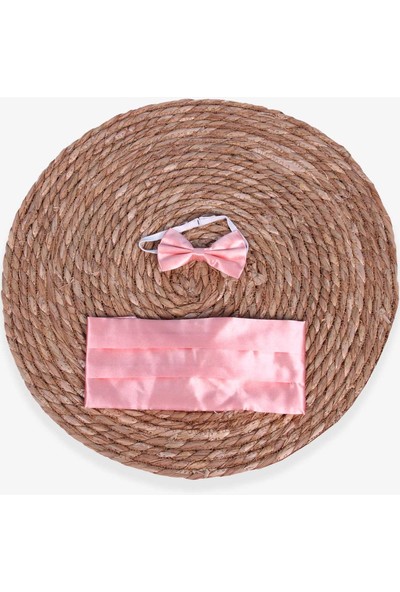 Breeze Erkek Çocuk Kuşak Papyon Somon