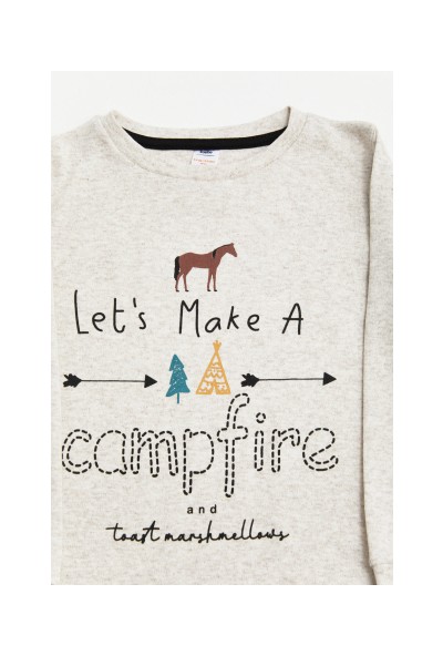 Soobe Erkek Çocuk Baskılı Sweatshirt