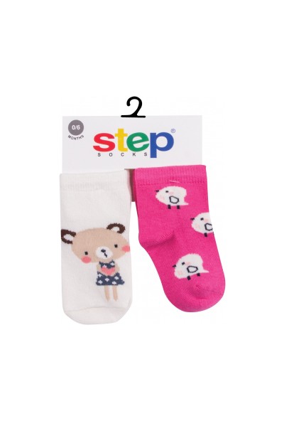 Step Kız Çocuk 2'li Cute Bear Soket Step Kız Çocuk 2'li Cute Bear Soket