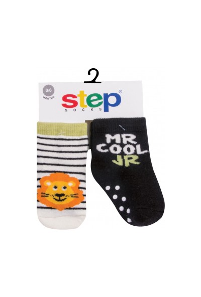 Step Erkek Çocuk 2'li Altıbaskılı Mr. Cool Soket
